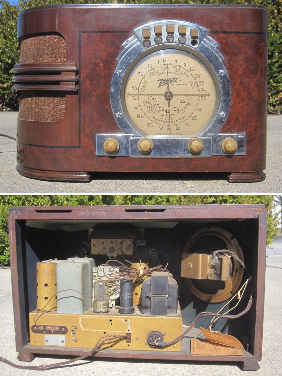 Zenith 6s321 with Chrome escutcheon - Antique Radio Forums